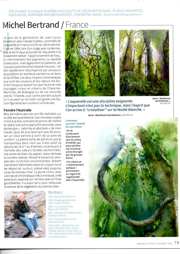 Autour de la peinture – Michel Bertrand